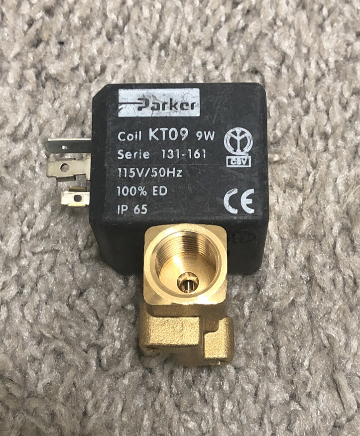 PARKER Coil Solenoid Valve KT09 VE131.4 FV Series 131-161 RP 1/4" 115V ...