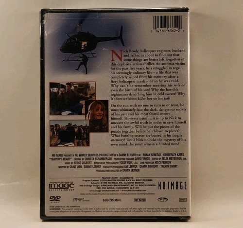 Traitor’s Heart (DVD 1998 Image Ent. USA) Bryan Genesse w1s2 1674 | eBay