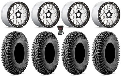 Grenade KS235 Bdlk 15"Wheels Mh 35"Cliffhanger Sticky Tires RZR Turbo R ...