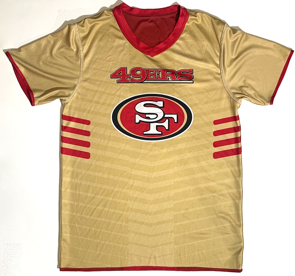 San Francisco 49ers NFL Flag Football Reversible Jersey Adult Large | eBay