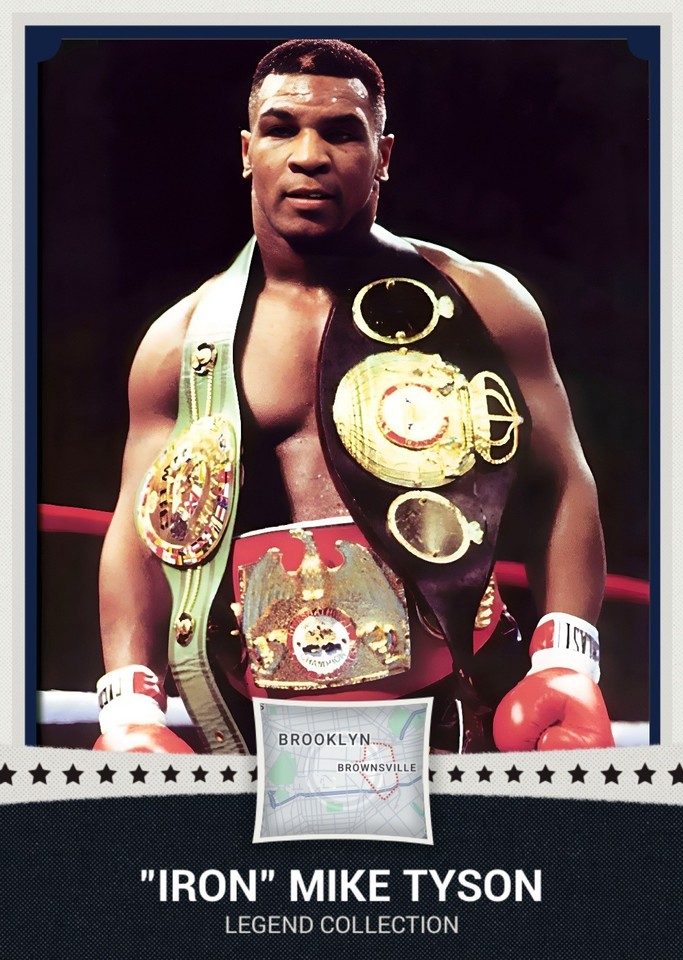 Mike Tyson “Iron Mike” Custom 3-Card Boxing Trading Card Set – Fan ...