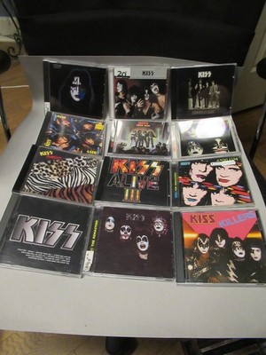 Lot of 12 Kiss CDs, Love Gun, Dressed to Kill, Asylum, more | eBay