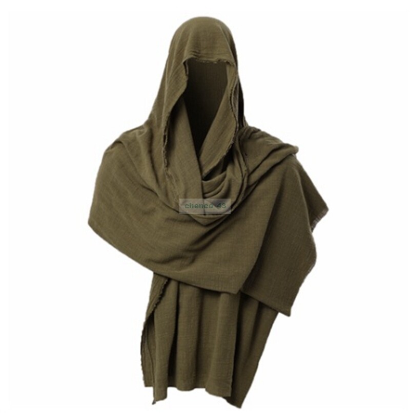 Medieval Shaman Elven Ranger Shawl Scarf Men Wrap Cloak Apocalyptic ...