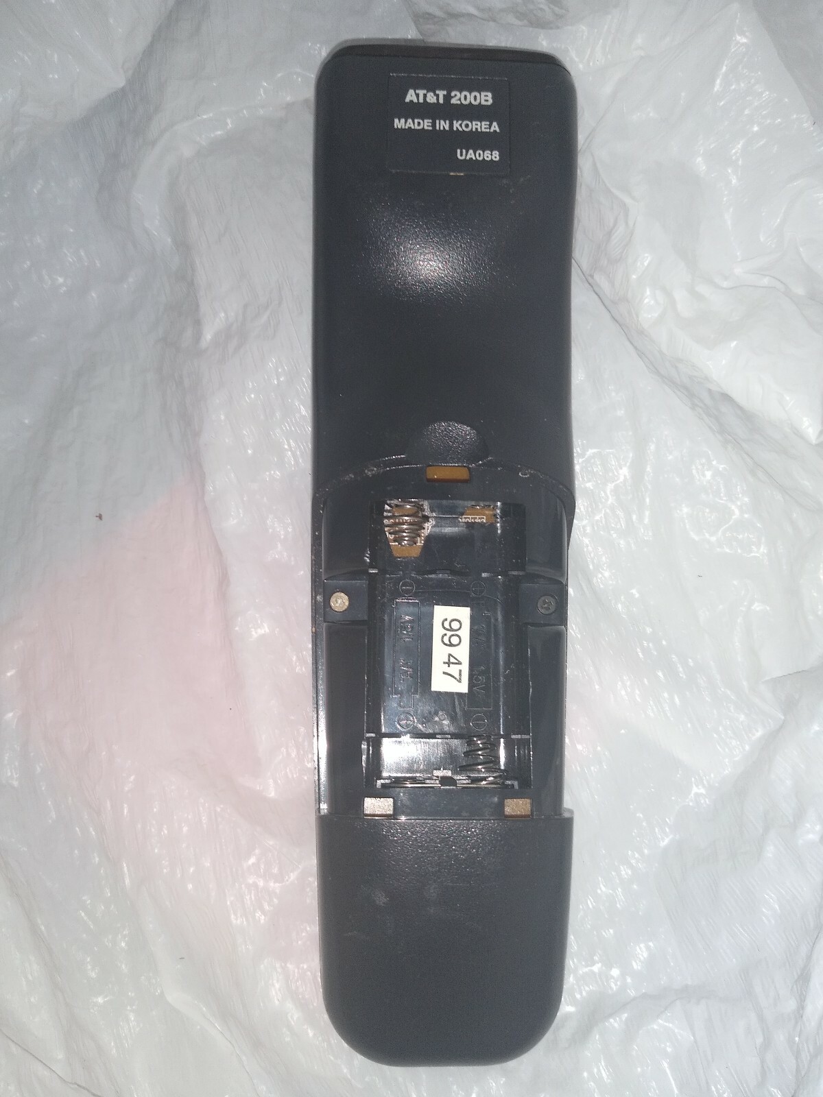 AT&T Charter Comcast Remote Black 200B UA164 missing battery cover ...