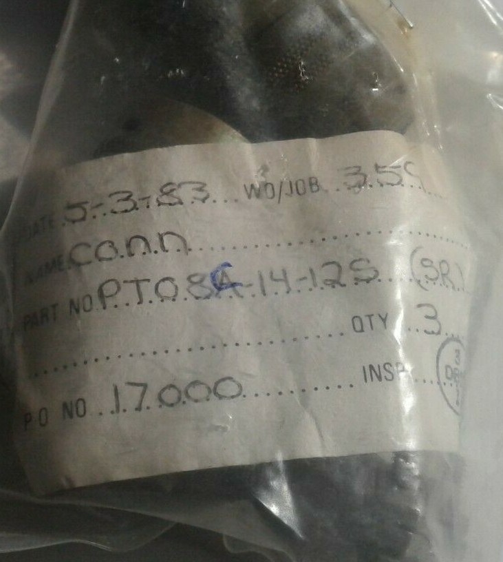 (1pc) PT08CE-14-12S (SR), Bendix, Connector | eBay