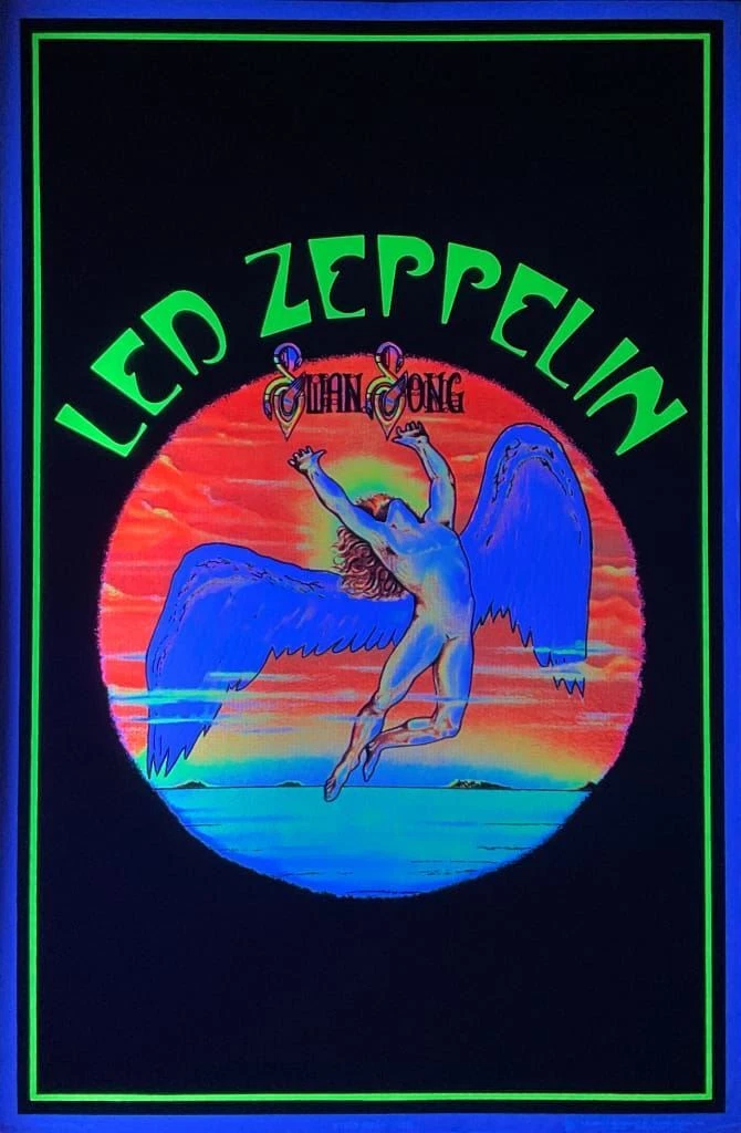 Led Zeppelin Black Light Posters