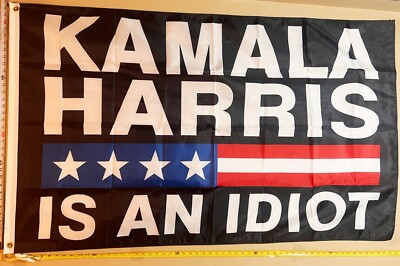 Donald Trump Flag FREE SHIPPING 8 Anti Harris America Republican USA ...