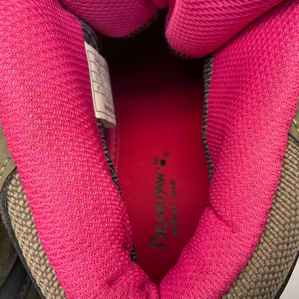 BEARPAW Women's Corsica Mid-Cut WP Hiking Boots 4390 Taupe/Pink Size 8M ...