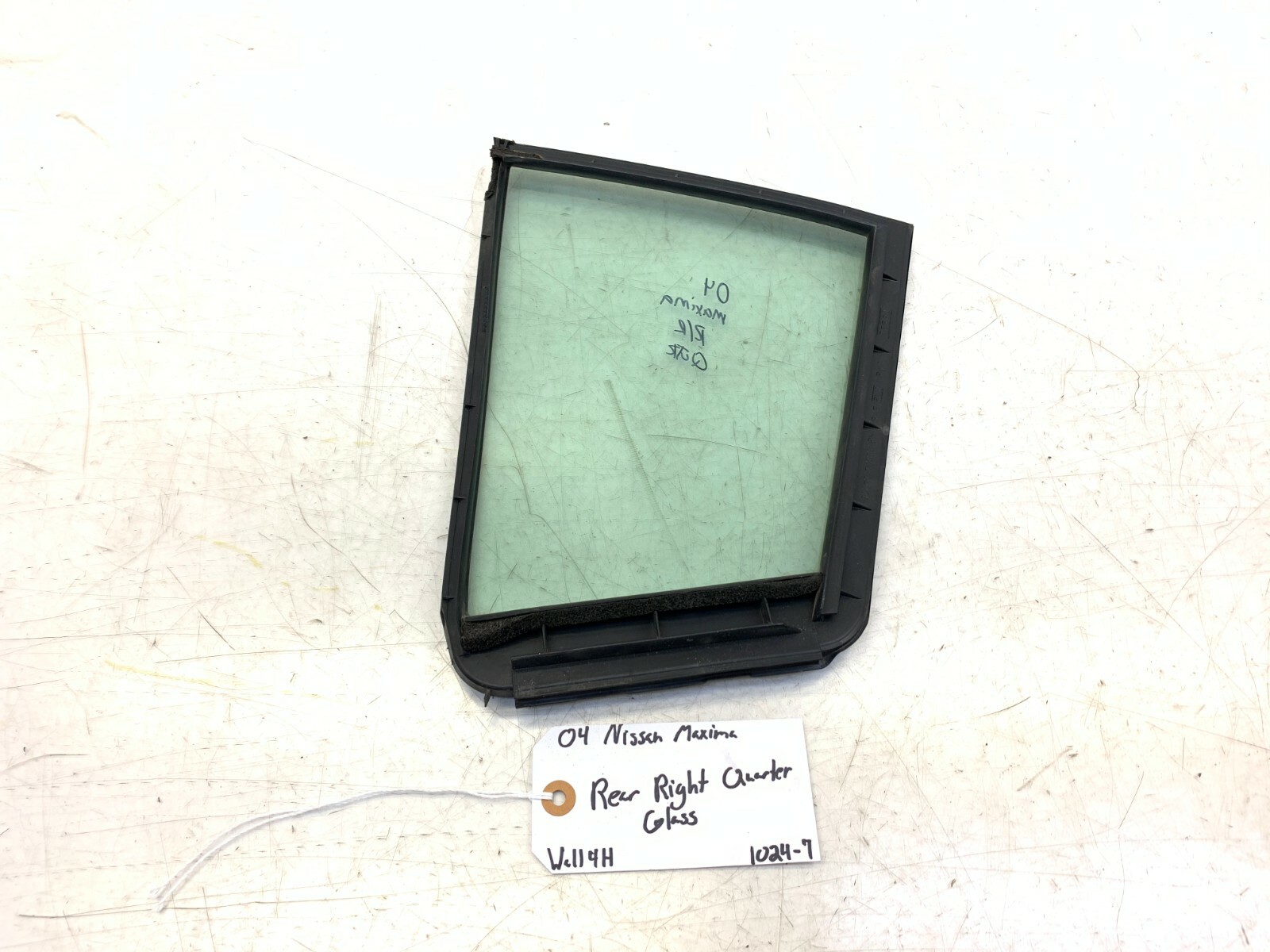 04 05 06 NISSAN MAXIMA PASSENGER RIGHT REAR QUARTER VENT GLASS OEM ...