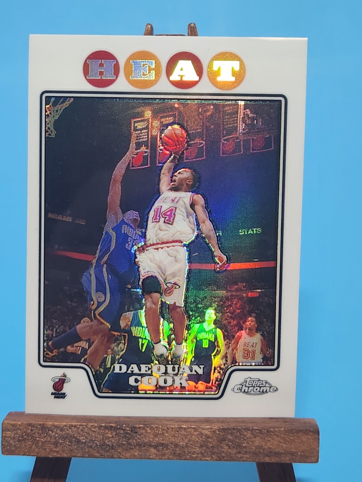2008-09 Topps Chrome Basketball Refractor #14 Daequan Cook | eBay