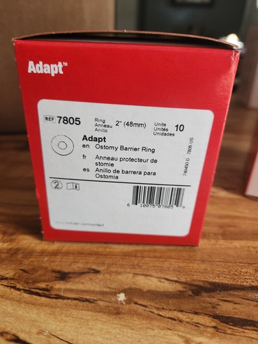 Hollister Adapt Flat Ostomy Barrier Ring 2" 48mm Box 7805, 10 Pieces ...