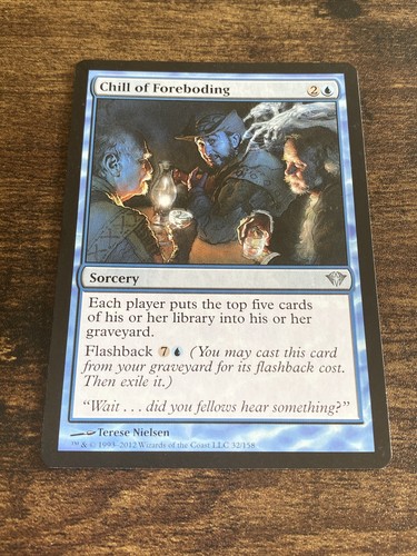 Chill of Foreboding 32/158 Dark Ascension Magic The Gathering MTG ...