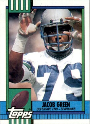 1990 Topps Jacob Green Seattle Seahawks #344 Football Card | eBay