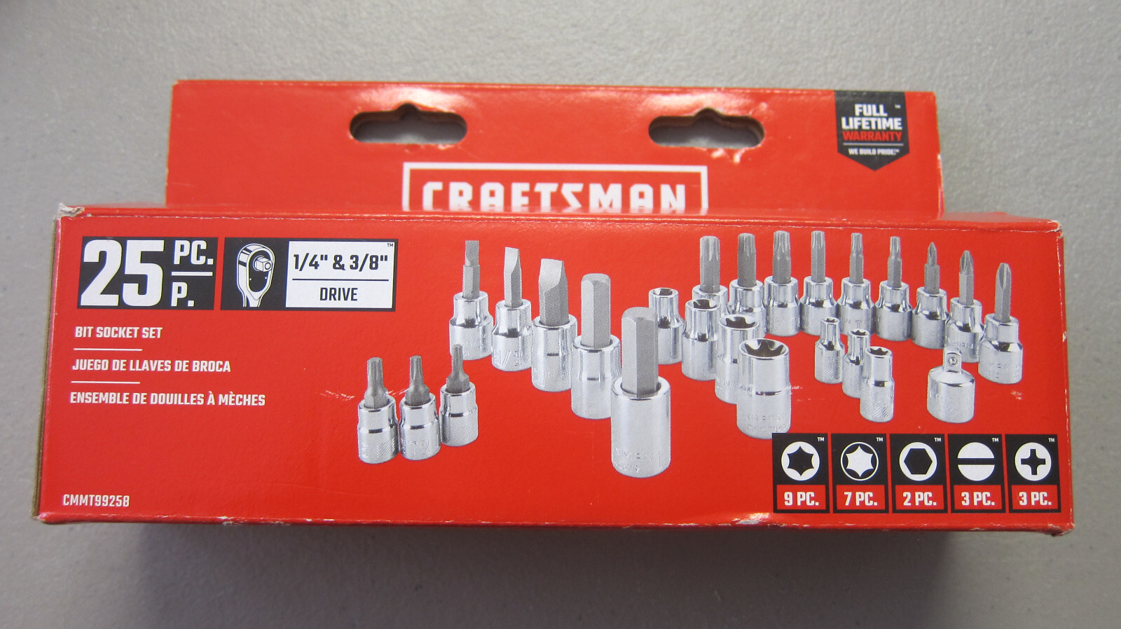 NEW - CRAFTSMAN - CMMT99258 Specialty Socket Set 25 Pc Torx Allen ...