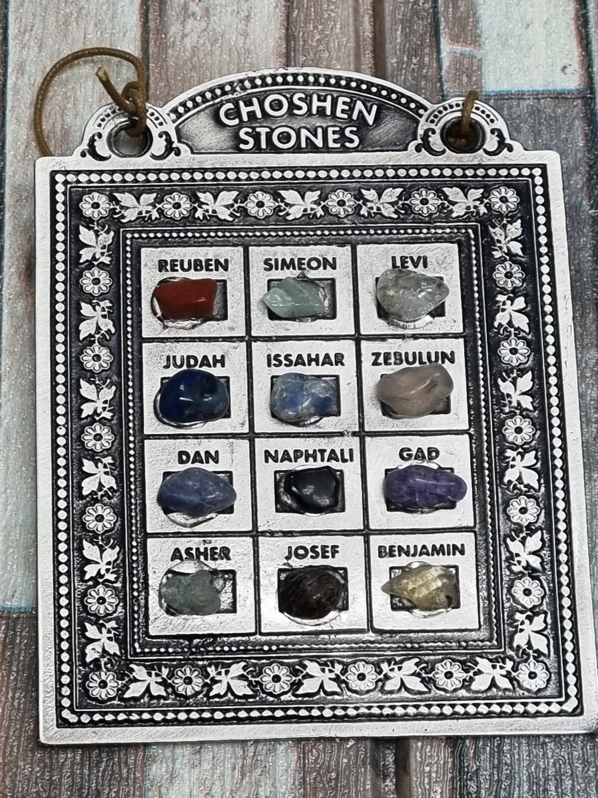 BLESS THIS HOME Amulet Bible Wall Hanging 12 Hoshen Stone Blessing ...