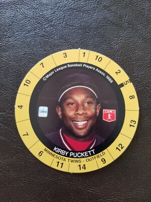 KIRBY PUCKETT 1989 CADACO BASEBALL PLAYER DISCS #NNO MINNESOTA TWINS | eBay
