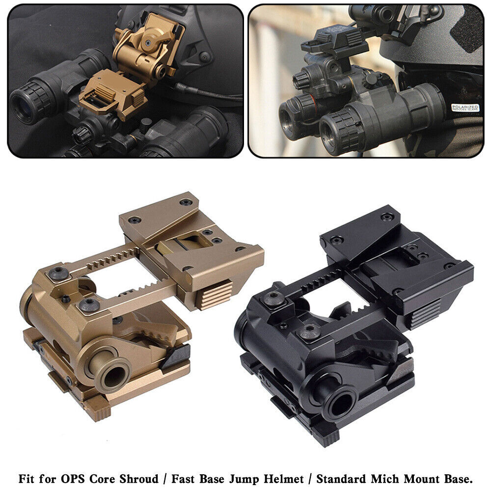 Tactical PVS15/18 Night Vision Goggle Mount for L4G24 NVG Metal Helmet ...