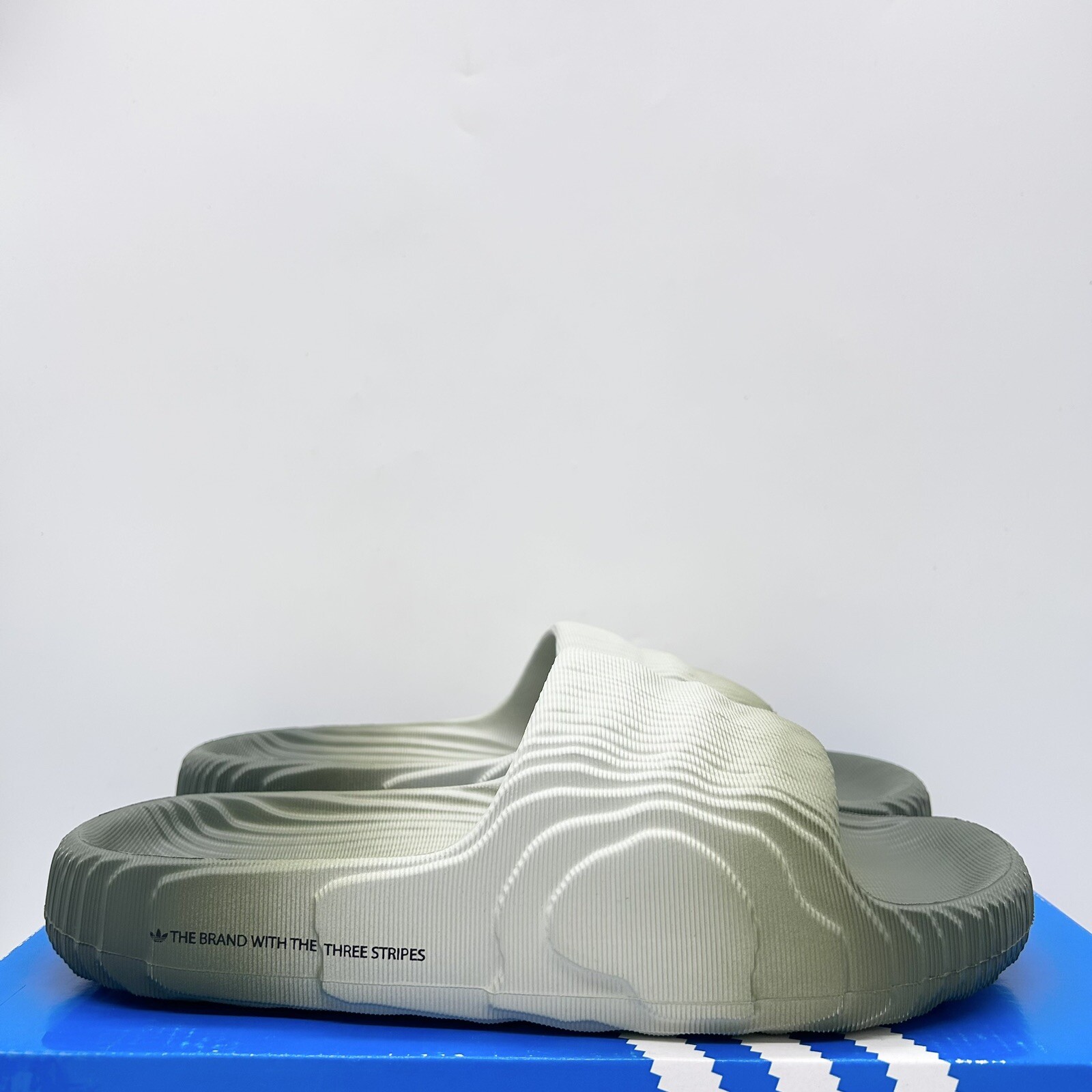 NEW Adidas Adilette 22 Green Slides IG7494 Mens Sizes | eBay