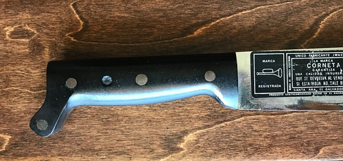 Vintage Corneta 127 MACHETE & LEATHER SHEATH 31” El Salvador-PLS. READ ...