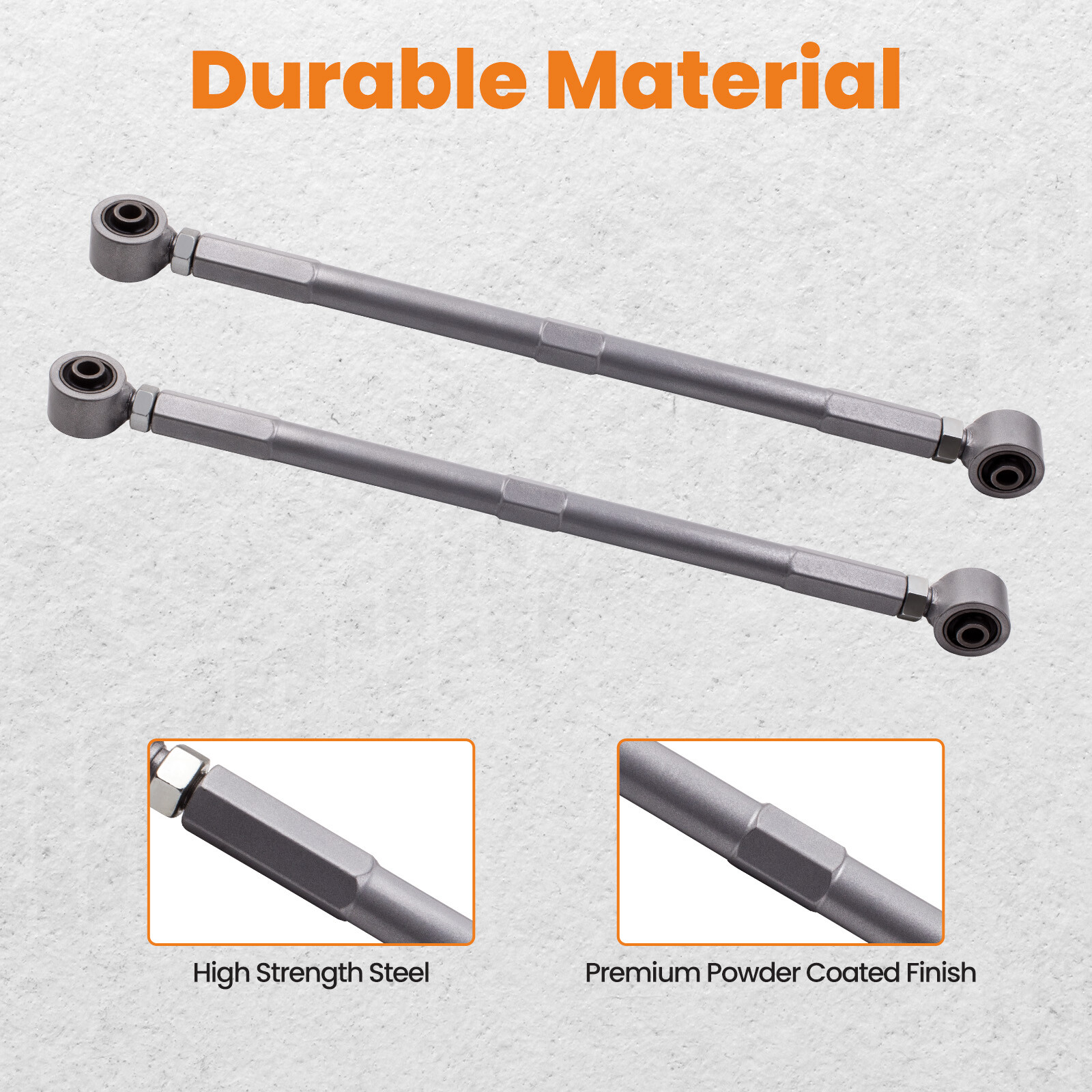 2Pcs Adjustable Rear Lower Camber Control Arms +/- 4 for Mini Cooper ...