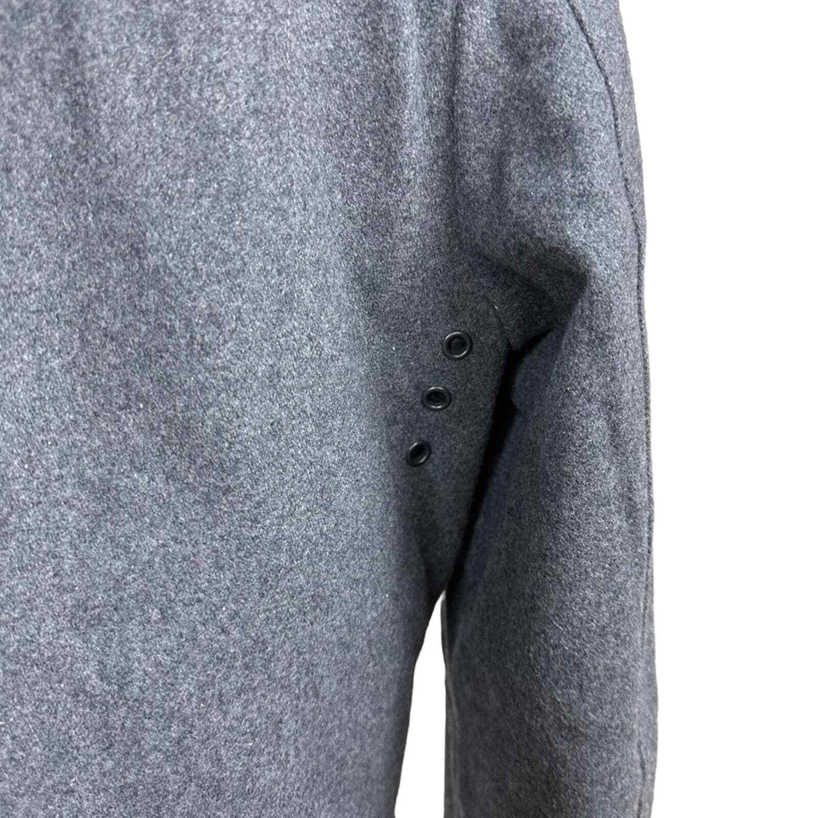 Men’s STRUCTURE Wool Blend Coat Grey Jacket Pocket Fr… - Gem