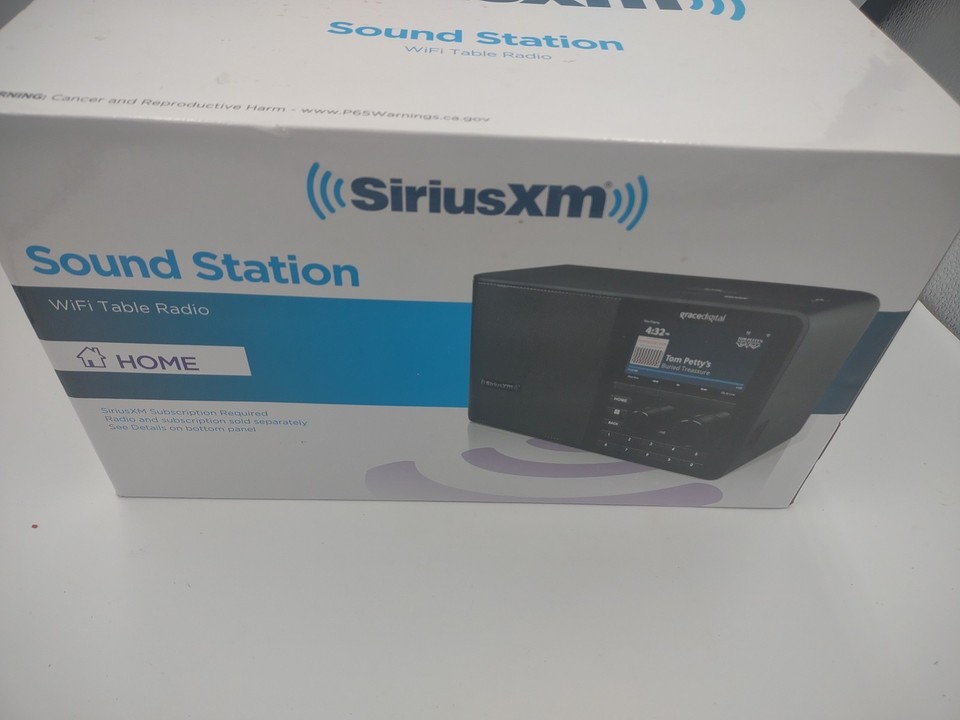 Grace Digital SiriusXM Sound Station GDI-SXTTR2 Wi-Fi Radio No Remote ...