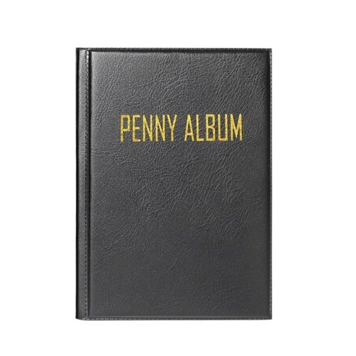 Coin Collection Album Pressed Penny Book Hold 108 Coin Oney Organizer ...