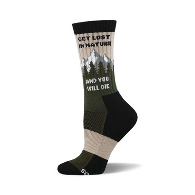 Get Lost In Nature Unisex Novelty Socks | eBay