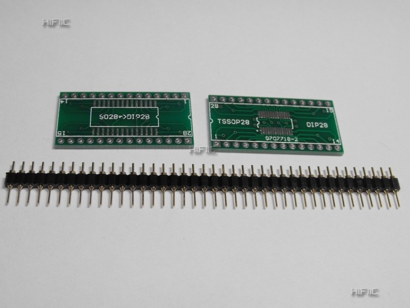 2x SOP28 SO28 TSSOP28 to DIP28 adapter PCB convertor | eBay