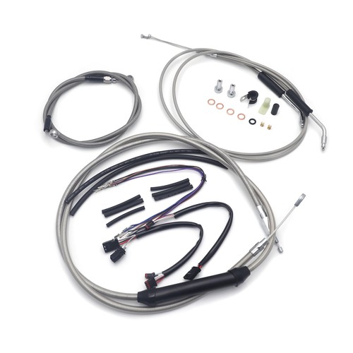 Brake Cables For Harley Softail 16" Apes 2000-2006 2005 Stainless Steel ...