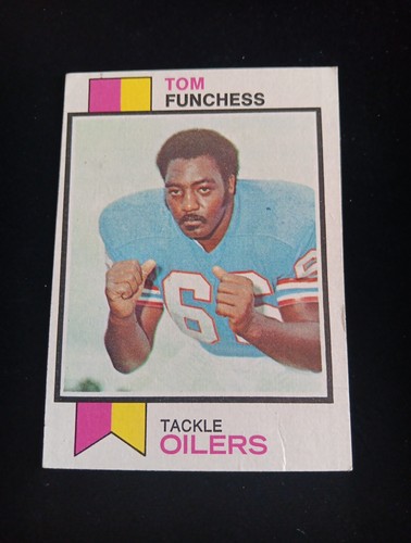 Tom Funchess 1973 Topps #376 Houston Oilers GD | eBay