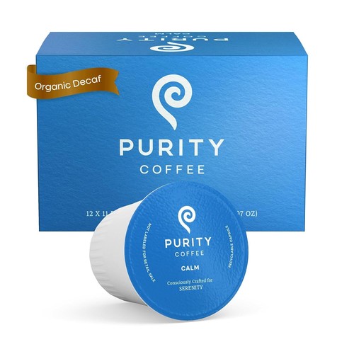 Purity Coffee CALM Decaf Medium Roast Organic - 12 Count (Pack of 1) | eBay