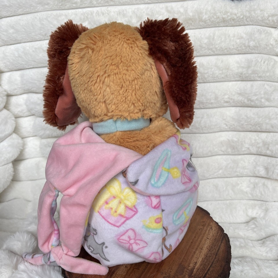 Disney Parks Babies Lady & the Tramp Baby Plush Blanket Pouch Blankie ...