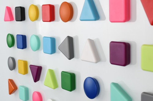 FLASH SALE! 6 Neodymium Glassboard/Whiteboard Magnets (Triangle, Circle ...