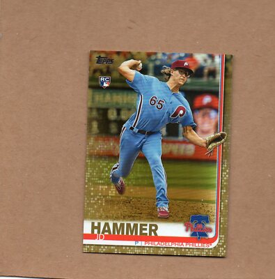 jd hammer rc phillies us27 0282/2019 2019 topps gold | eBay