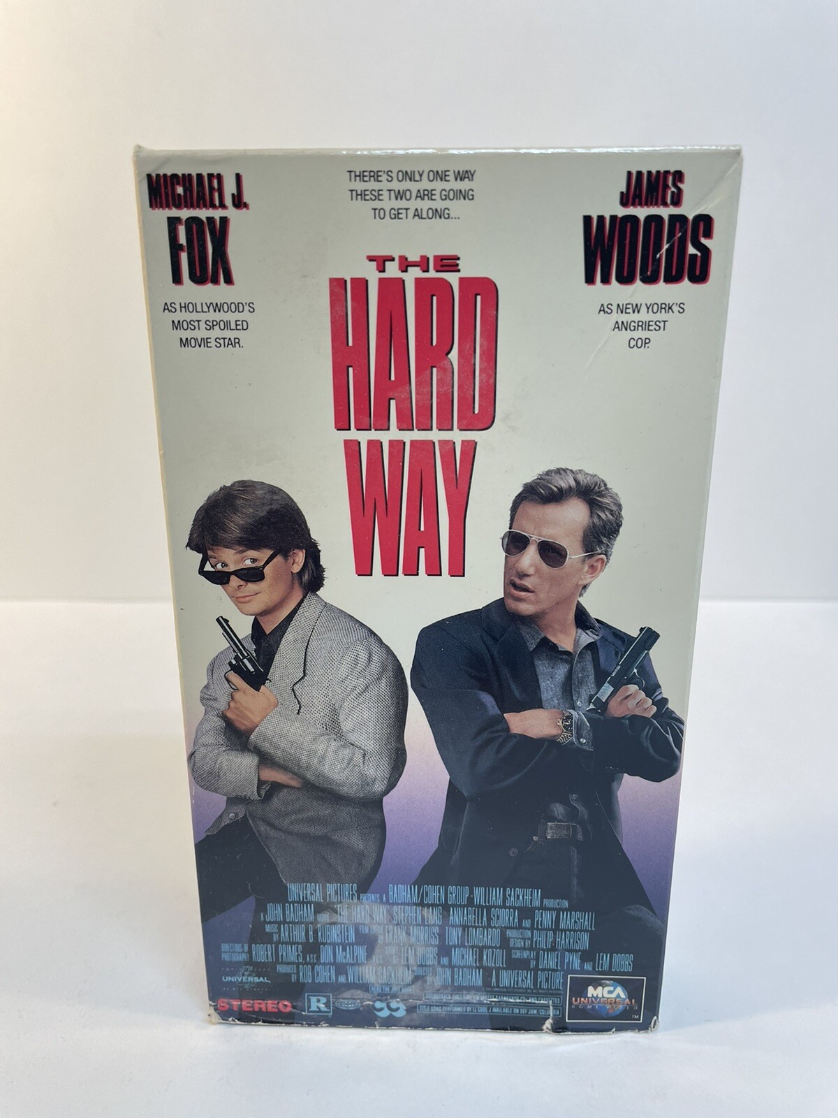 The Hard Way 1991 VHS Video Tape Michael J Fox & James Woods Cop Buddy ...