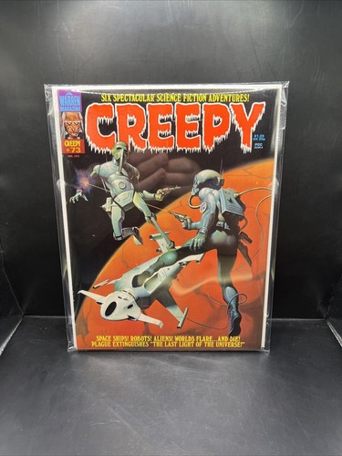CREEPY #73 - August 1975 - WARREN HORROR & SF MAG - KEN KELLY COVER ART ...