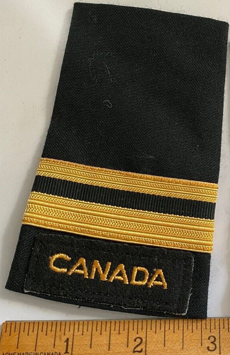 Canadian Forces Rank Slip-On Cloth Epaulette / Shoulder Boards / Rank ...