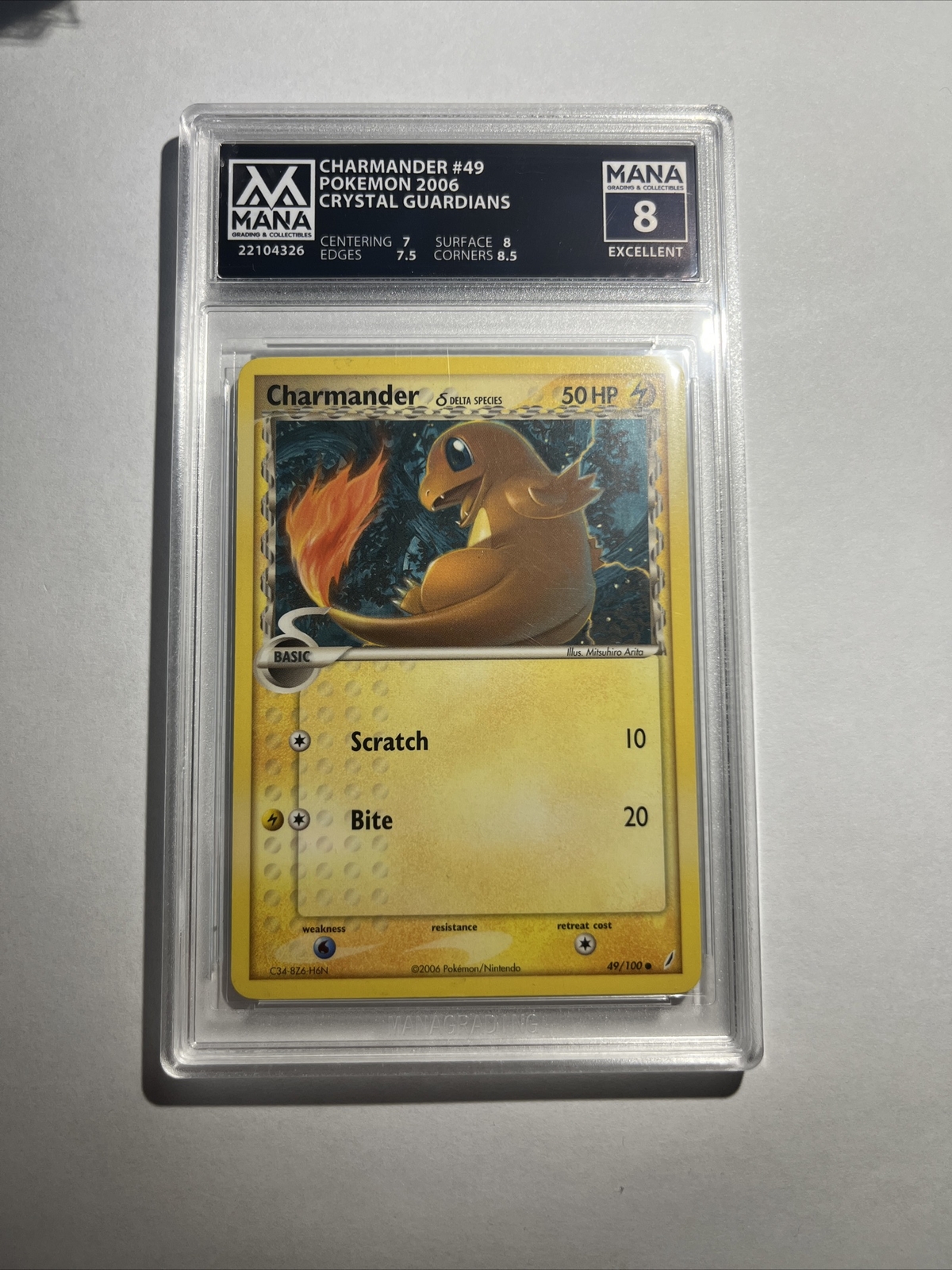 Charmander (Delta Species) 49/100 Crystal Guardians Regular for sale ...