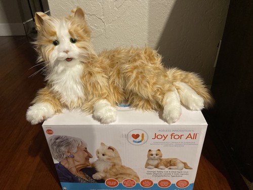 Joy for All - Companion Pet Cat - Orange Tabby With Box Electronic ...