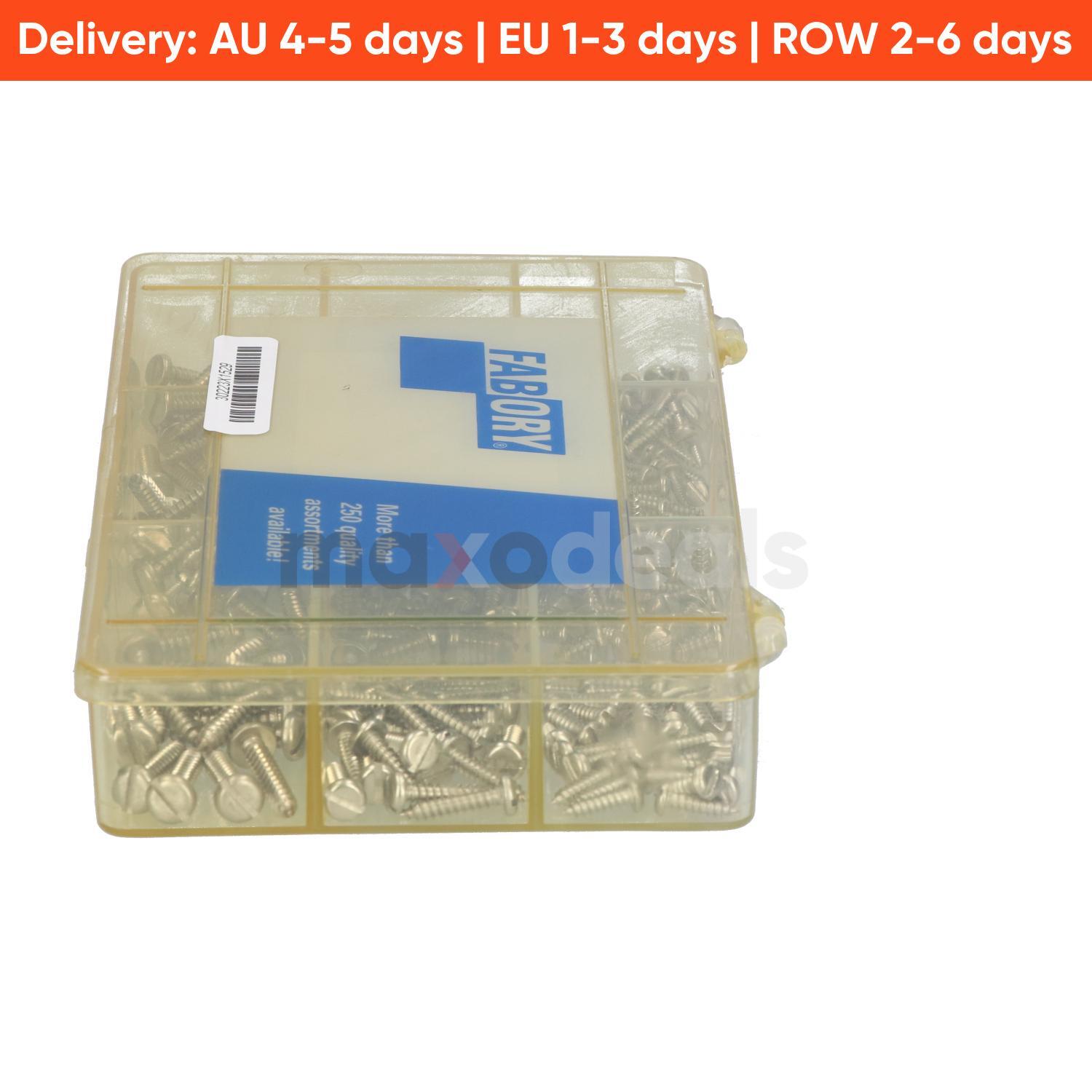 Fabory 9T78 Slotted Pan Head Tapping Screws New NFP | eBay