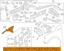Toyota OEM Fender-upper Rail Apron Panel Cover Left 5373206050 for sale ...