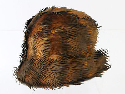 Bailey Tomlin Furry Cloche Orange Ladies Boutique Hat 7 56cm | eBay