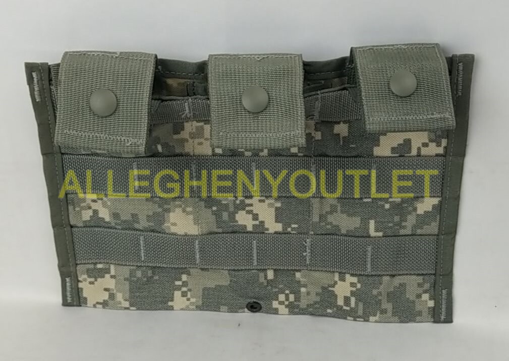 Lot of 4 USGI ACU Triple 3 Mag Pouch MOLLE II TRIPLE MAGAZINE POUCHES ...
