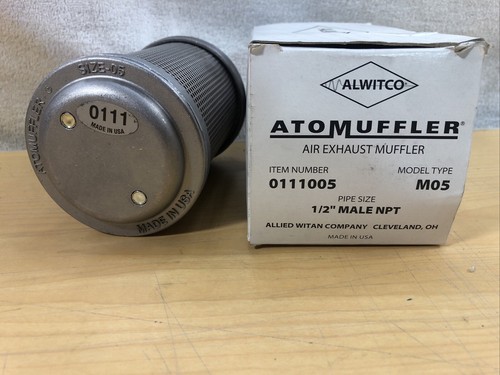 ALWITCO M05 0111005 Air Muffler 1/2'' MPT 125 PSI Max Pressure (5707 ...