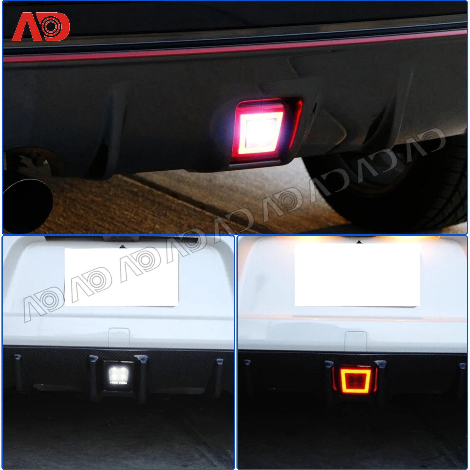 For 2009-2020 Nissan 370Z LED Rear Fog Reverse Backup Lamp Tail 4th ...
