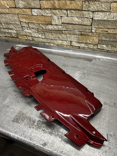 G37 RED Carbon Radiator Cover Coupe 2 door 2008 2013 IPL Sight Shield ...