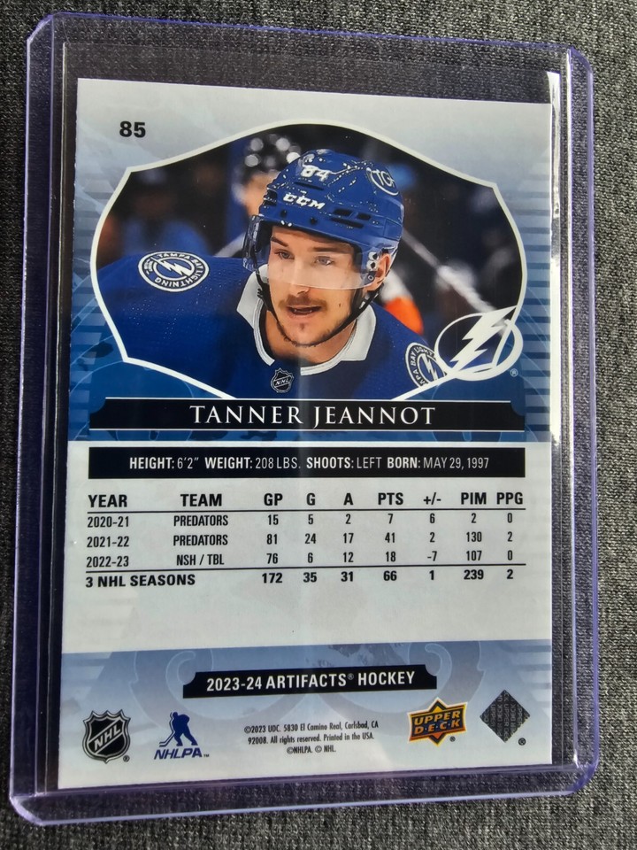 2023-24 Upper Deck Artifacts - #85 Tanner Jeannot | eBay
