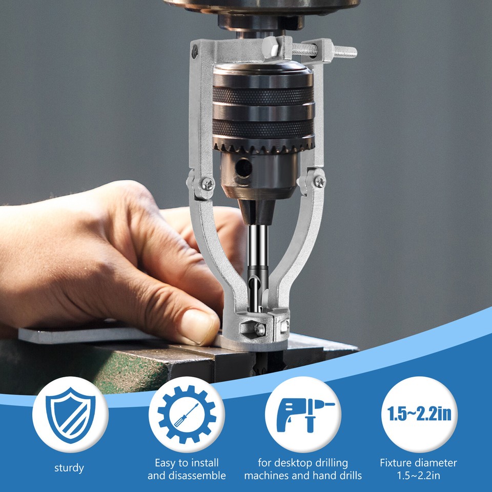 Square Hole Drill Bit Adapter with 6 Drill Bits Carbon Steel Square ...