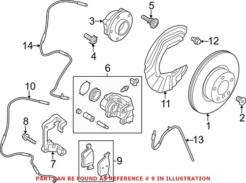 Genuine OEM Front Disc Brake Pad Set for BMW 34106884497 | eBay